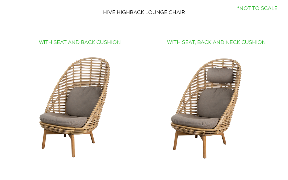 Cane-line Hive Highback Lounge Chair